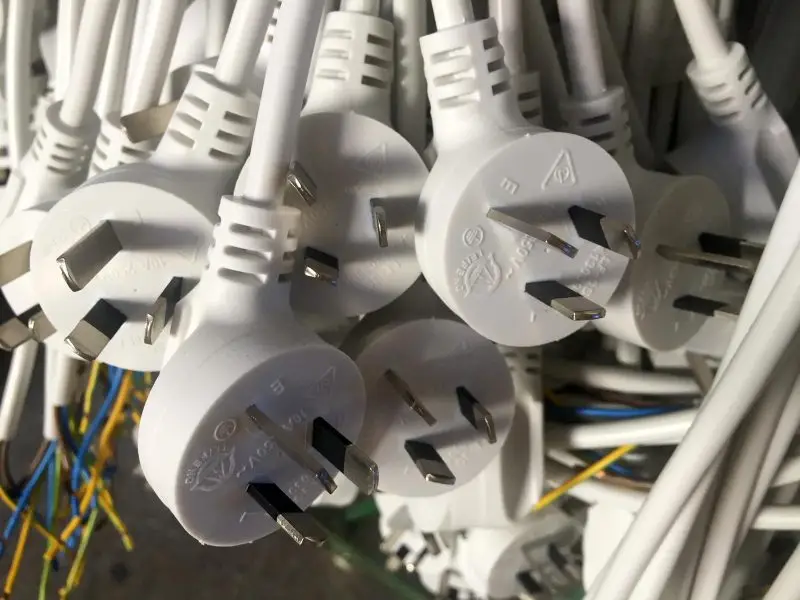 Right Angle Australian Power Cable | AS/NZS 3112 10A Plug (Left/Right ...