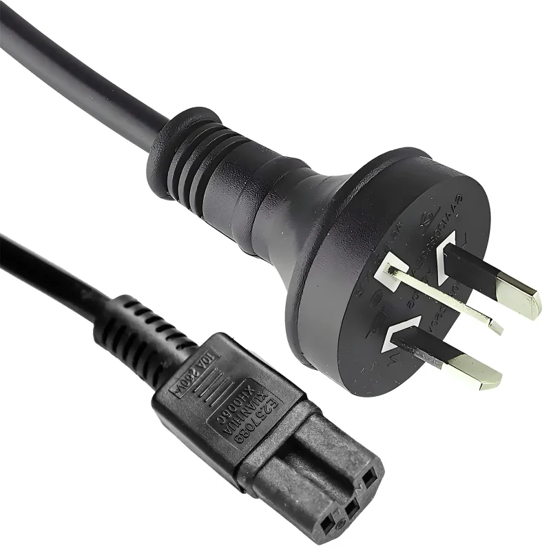 Australian High-Temp Power Cord | AS/NZS 3112 Plug to IEC C15 | SAA ...
