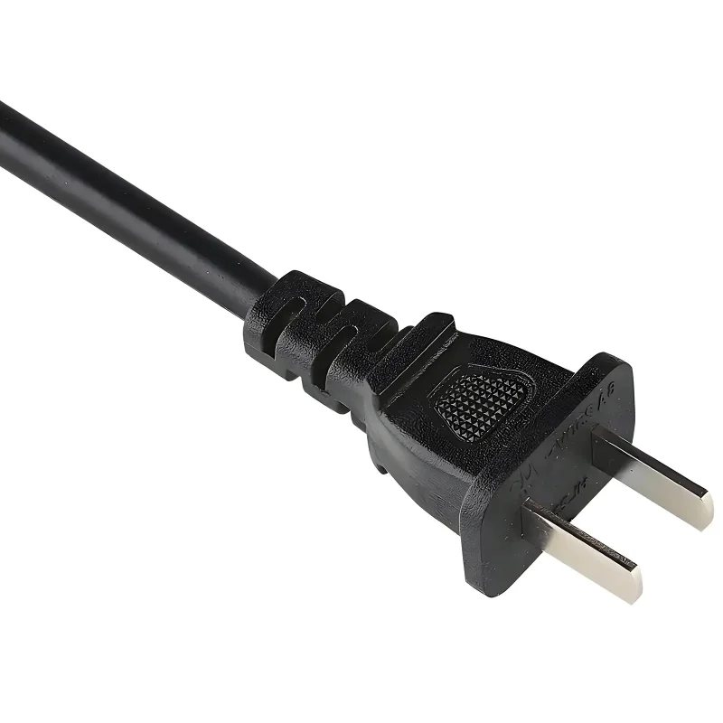 China Power Cord with 2-Pin Type A Plug, 6 Amp 250V, CCC Certified (GB ...