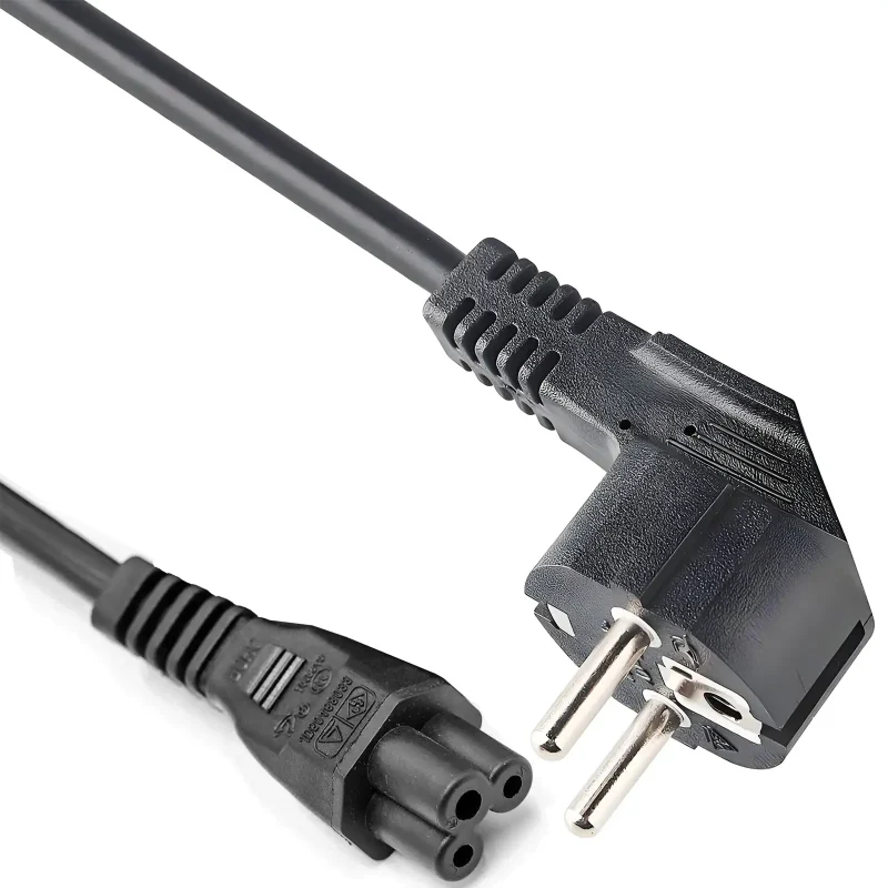 Indonesia Laptop Power Cord | SNI 04-3892 Plug to IEC C5 Cloverleaf Connector - Notebook (Mickey ...