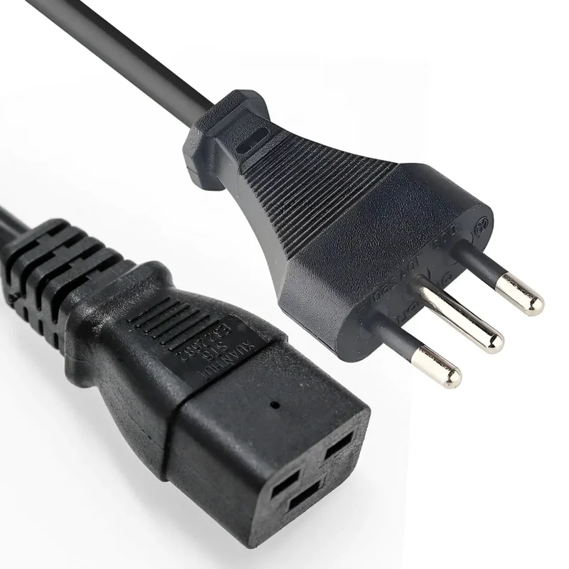 Italy Server Power Cord | Italian CEI 23-50 Plug to IEC C19 Connector ...