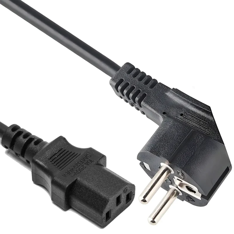 Korean Computer Power Cord | Type E / F Plug to IEC C13 Appliance ...