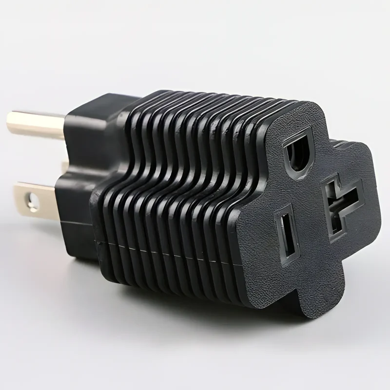 NEMA 5-15P to 5-15/20R (20Amp T Blade) | 15 Amp Household Plug to 20 ...