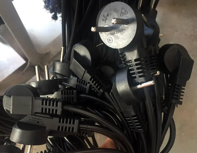SII Approved SI-32 Israel Power Cable, 16A 2-Wire AC Power Cord with ...