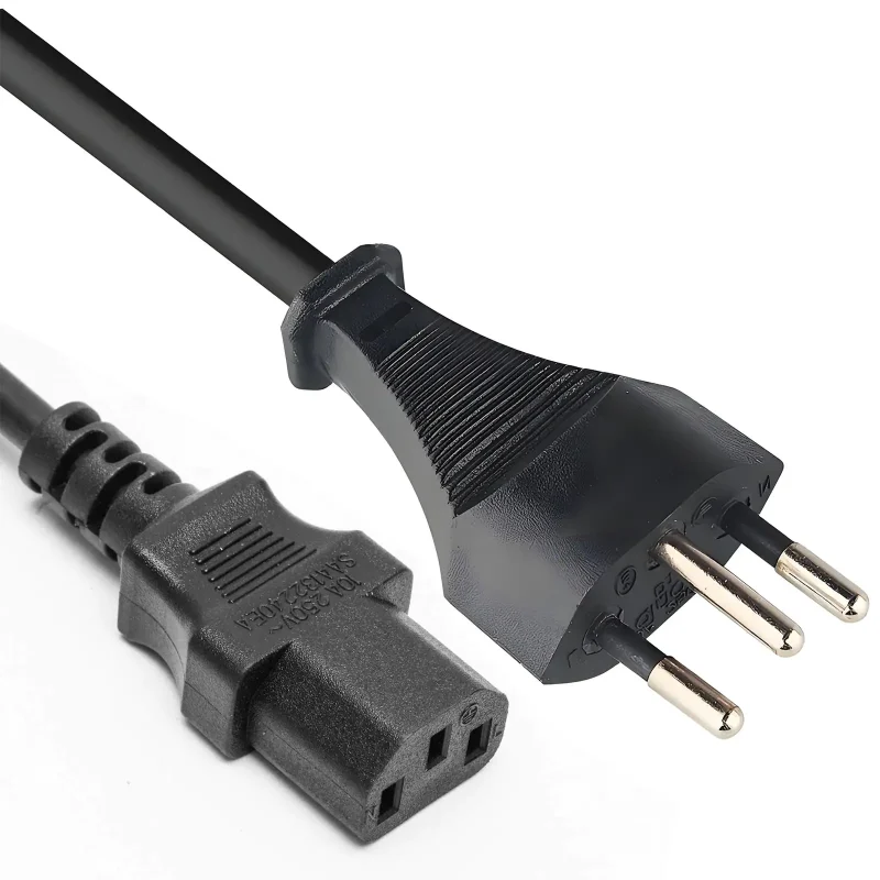 Switzerland Computer Power Cable | Swiss SN 441011 Plug to IEC C13 ...