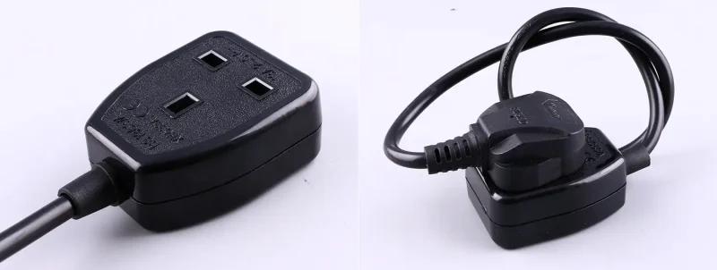 UK Power Cords with BS 1363 Rewireabe Socket 13A, 250V | Type G AC ...