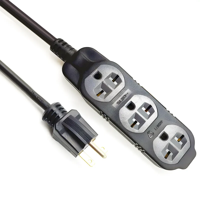 NEMA 6-15 Extension Cord, 3 Outlets Power Strip, Custom Extension Cable ...