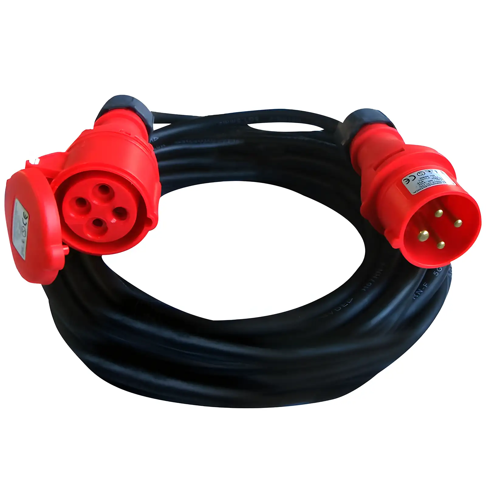 Power Distribution Cable Extender AC 3 / 4 / 5 Prong Power Extension ...